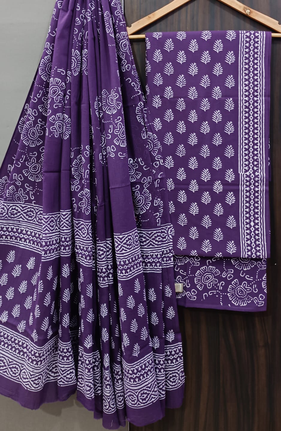Print Cotton Suit With Cotton Mulmul Dupatta Malys90 – Yuvi style