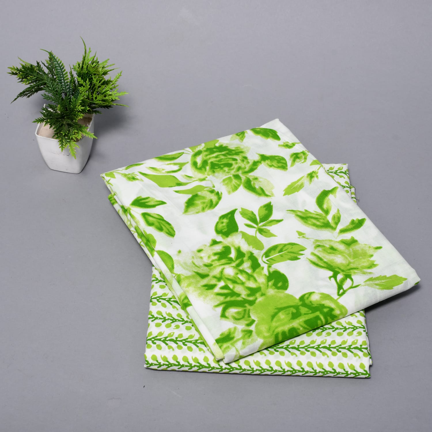 Traditional Hand Block Print Cotton Top And Bottom Set 2Pcys24 – Yuvi style